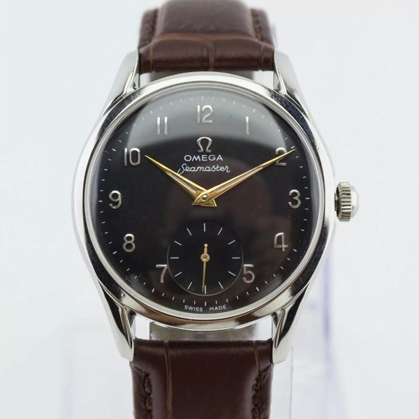 [WTS] Vintage Omega Seamaster Stainless Steel Black Arab Dial Gold ...