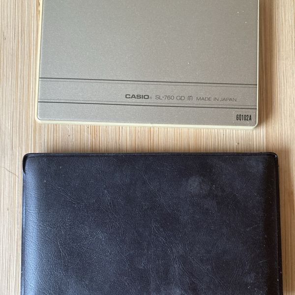 Casio Film Card Retro Working Condition credit card style Calculator ...