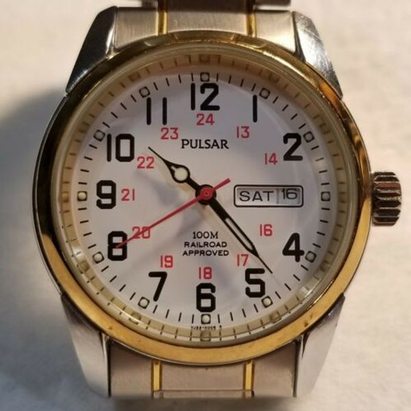 Railroad Approved Pulsar VJ33-X004 Wristwatch | WatchCharts Marketplace