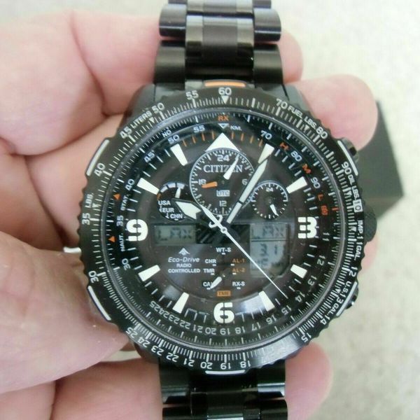 CITIZEN PROMASTER SKYHAWK MODEL JY8075-51E ATOMIC SOLAR WATCH ( ALL ...