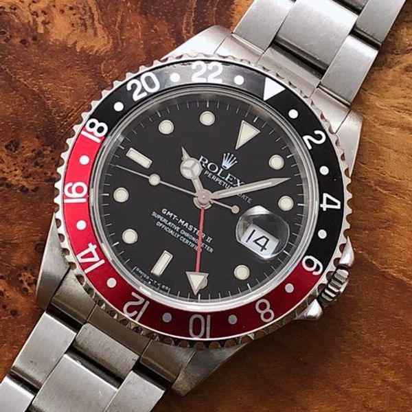 FS: 1998 U Serial Rolex GMT Master II 16710 T Coke w/ "Tritinova" Dial ...
