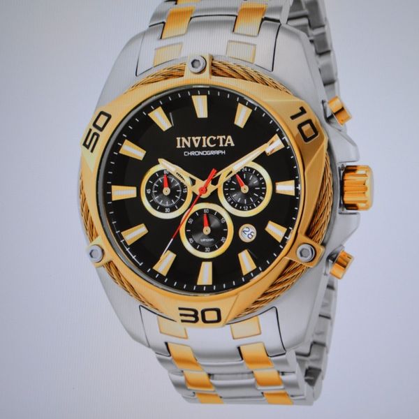 NEW 50mm INVICTA BOLT CHRONOGRAPH WATCH | WatchCharts Marketplace