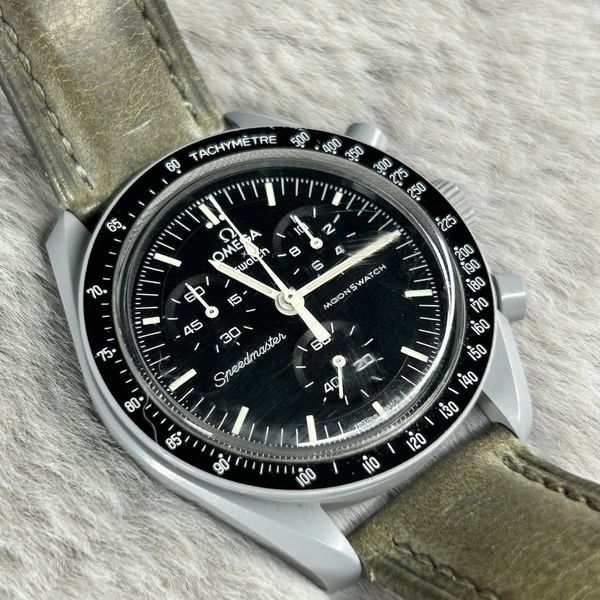 Omega Swatch Moonswatch Mission to The Moon SO33M100 | WatchCharts ...