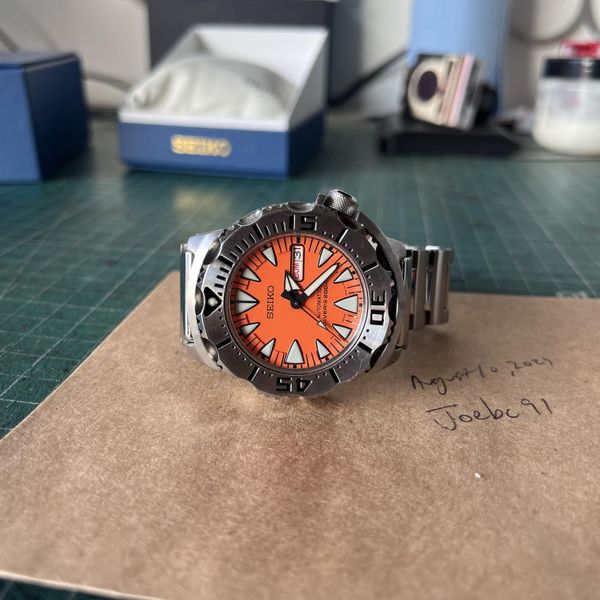 [WTS] Seiko SRP309 orange monster | WatchCharts Marketplace