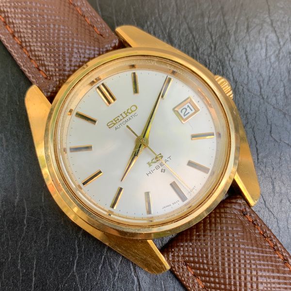 [WTS] Vintage King Seiko KS one piece case Gold plated ref 5625-7110 | WatchCharts Marketplace