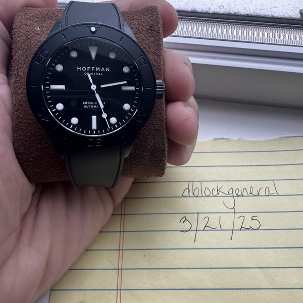 [WTS] Hoffman Diver 40 - Limited Edition All Black!!! | WatchCharts ...