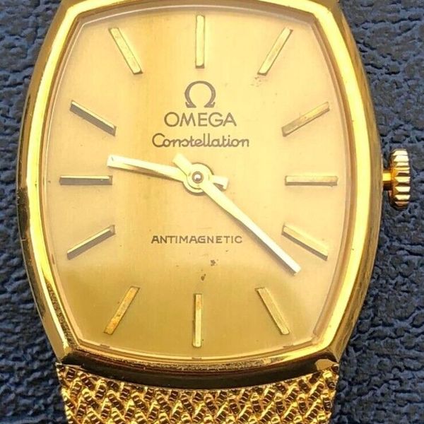 Omega Constellation Watch 18K 0.750 SWISSMADE Antimagnetic 12 Yellow ...