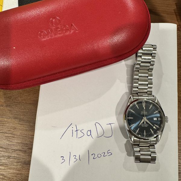 [WTS] Omega Aqua Terra (2503.80) | WatchCharts Marketplace
