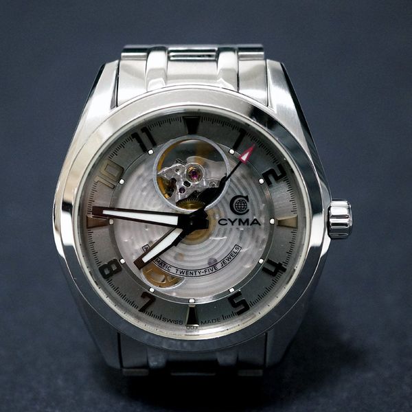 Cyma Automatic top grade swiss 2824 mint .. Sapphire Crystal and Steel ...