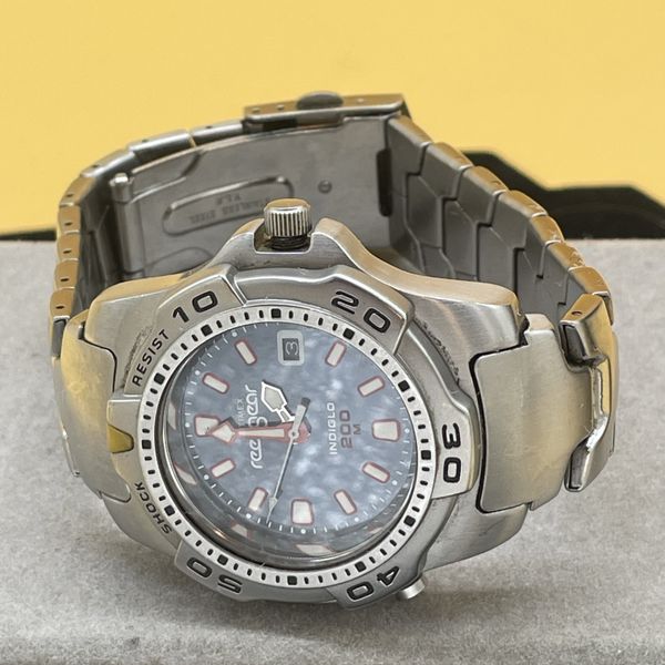 Vintage Timex Reef Gear Blue Stainless Steel Divers Watch - T53751 ...