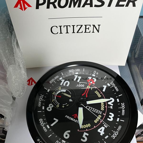 [WTS] Citizen Promaster Large Wall Clock RETAILER Edition - Lume w ...