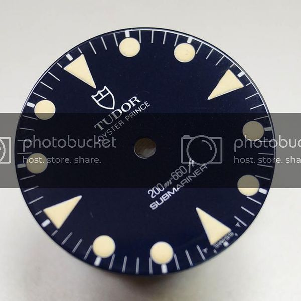 FS Tudor Submarimer 94010 blue glass dial & hands set--US550 shipped ...