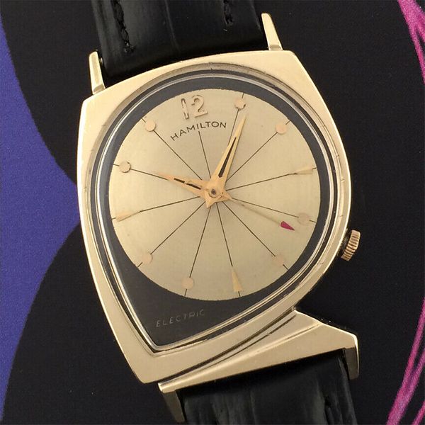 RUNS GREAT: HAMILTON ELECTRIC METEOR VINTAGE WATCH GR 500A, ATOMIC ...