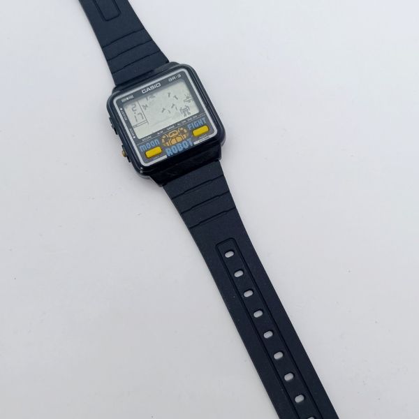 Vintage Casio Game Watch GR-3 Moon Fight Robot Mod 477 Japan 1984 ...