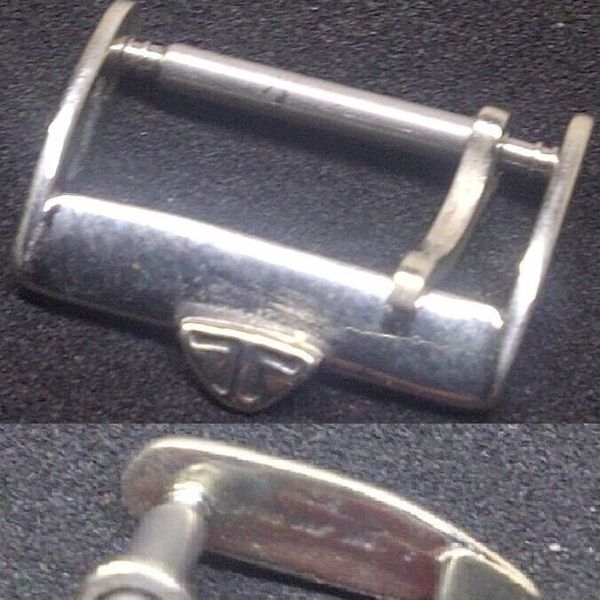 Original Jaeger LeCoultre Buckle 1 Fibbia 16mm inner Stainless Steel ...