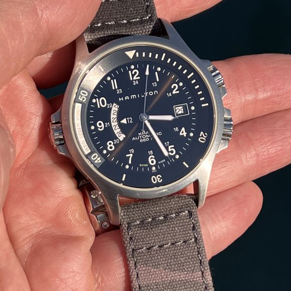 [$385 USD] Hamilton Khaki GMT Navy Automatic - Amazing Condition ...