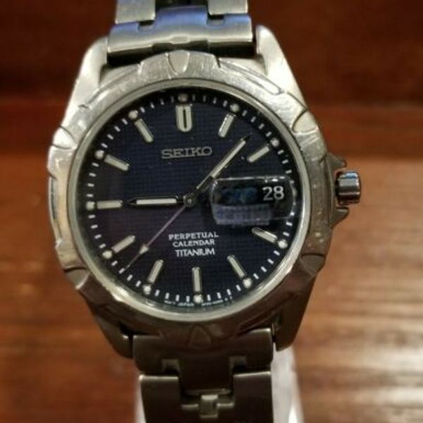 Seiko Perpetual Calendar Titanium | WatchCharts