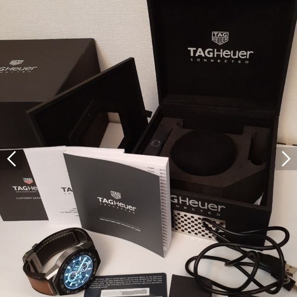 Tag heuer Connected Modular 45 E2 Leather | WatchCharts Marketplace