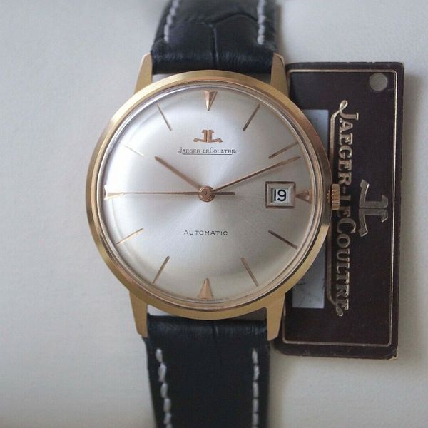 SOLID 18K ROSE GOLD JAEGER LECOULTRE AUTOMATIC K881—EUROPEAN FULL JLC ...