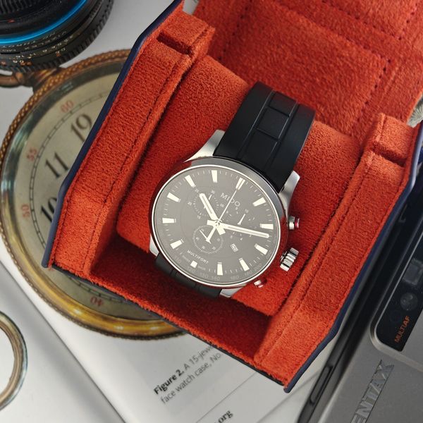Mido Multifort Chronograph Quartz 42mm Black Dial Running Parts ...