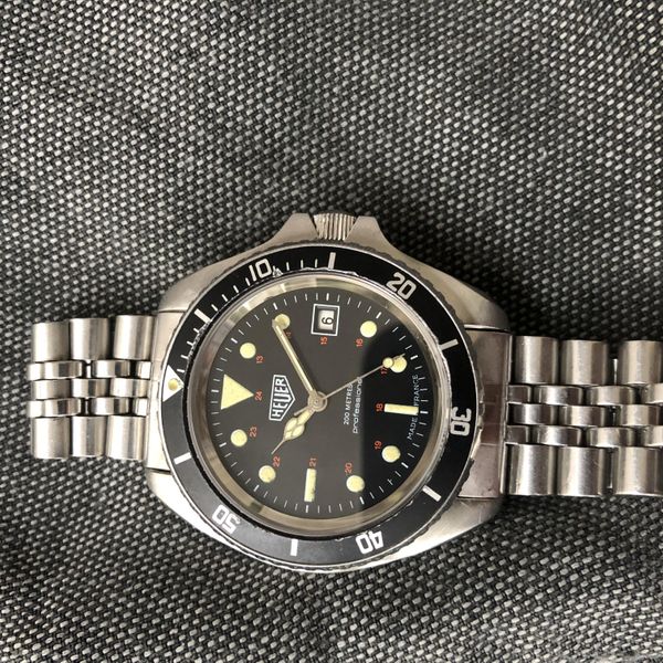 FS: Heuer 844 Monnin Vintage Automatic Dive Watch Pressure-Tested ...
