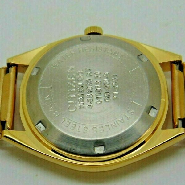 Citizen 8200 Automatic Men's Gold Plated Day Date Vintage Japan Watch ...