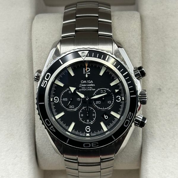 FSOT:2015 Omega Seamaster 45.5mm 2210.50.00 Planet Ocean Chronograph ...