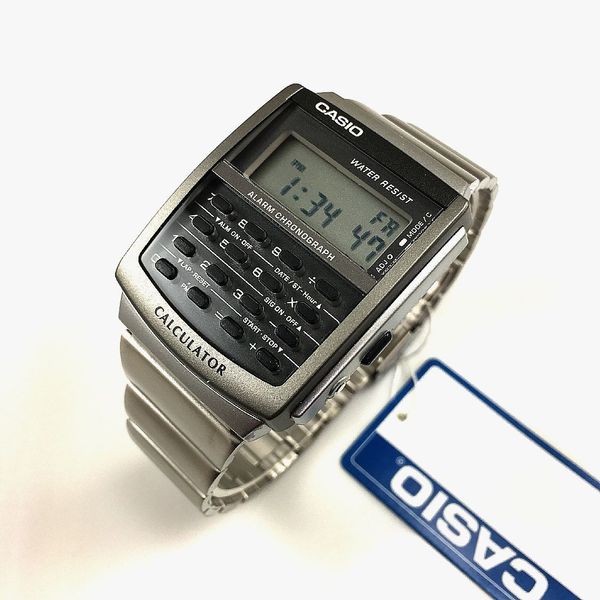 Casio CA506-1DF Men's Classic Calculator Stainless Steel 33 mm. Watch ...