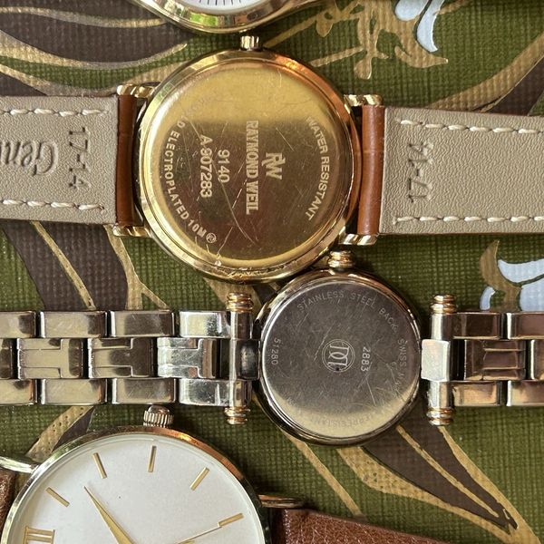 Vintage Watch Lot Elgin Raymond Weil Timex Daniel Mink | WatchCharts ...