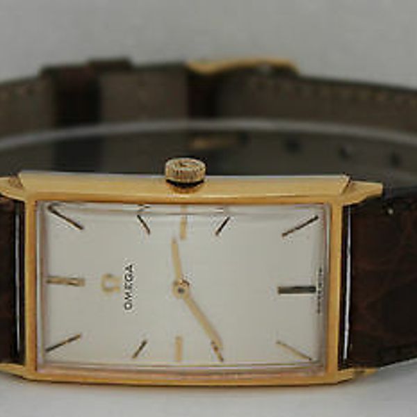 Vintage Omega Hand-Winding Gold Plated Silver Dial Circa 1970s 23 X ...