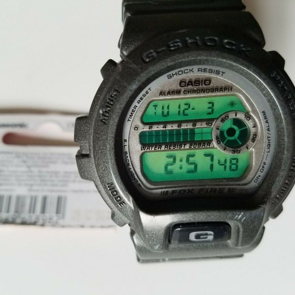 Vintage 1995 Casio G-Shock Digital Watch Fox Fire 1449 DW-6900 ...