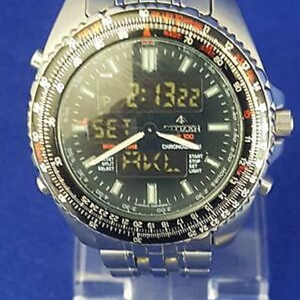 Citizen Promaster WR100 Digital/Analogue Chrono Day/Date/Alarm/World ...