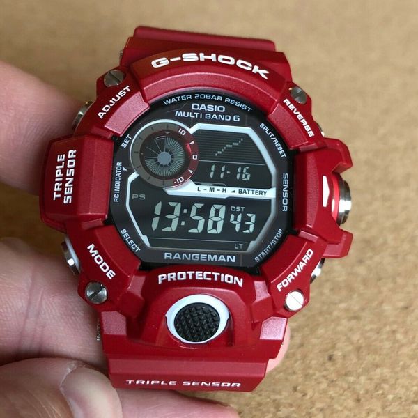 Casio G-Shock Rangeman "Men in Rescue Red" GW-9400RD | WatchCharts ...
