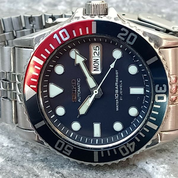 SEIKO DIVER 7S26-0040 SKX033J SUBMARINER AUTOMATIC MEN'S WATCH SERIAL N ...