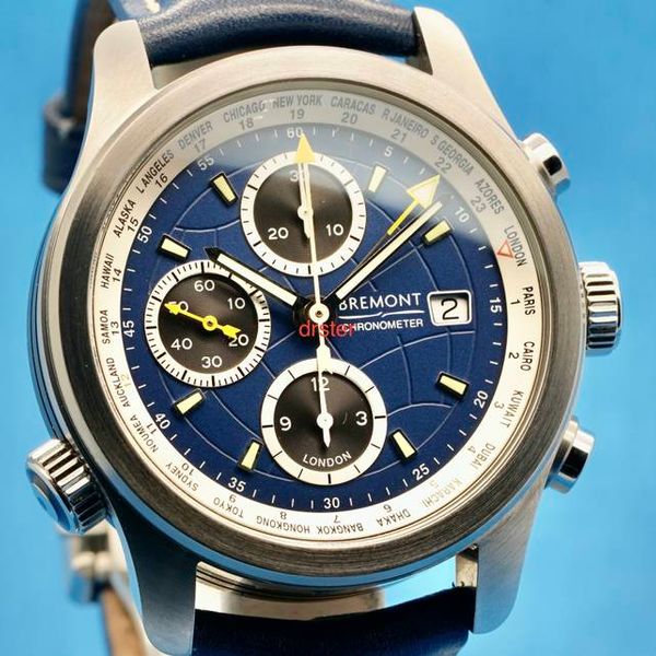 FSOT: BREMONT WORLD TIMER CHRONOGRAPH Blue | WatchCharts Marketplace