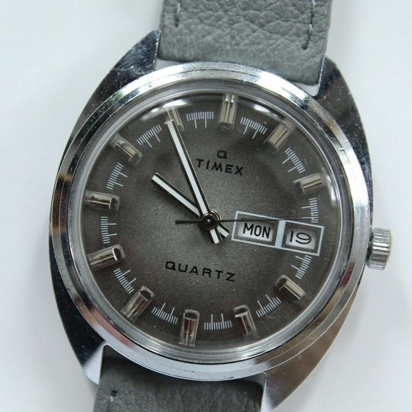 Vintage Timex Q Quartz Watch M Cell Early 1970s | WatchCharts Marketplace