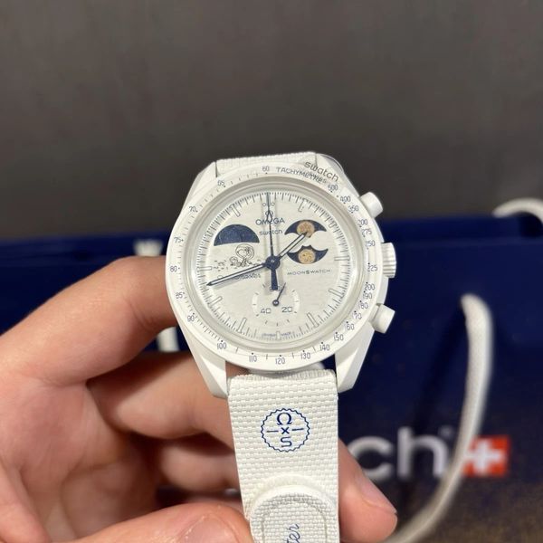 â ï¸ Swatch x Omega - Mission to Earthphase Moonshine Gold â ï ...