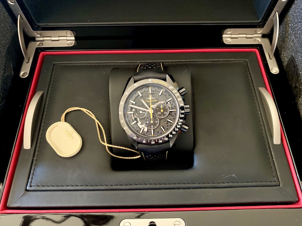 OMEGA APOLLO 8 Dark Side of the Moon MINT COMPLETE | WatchCharts