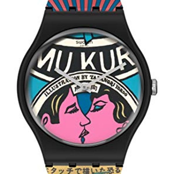 [Swatch] Watch Swatch SWATCH MOMA SUOZ334 Red | WatchCharts Marketplace
