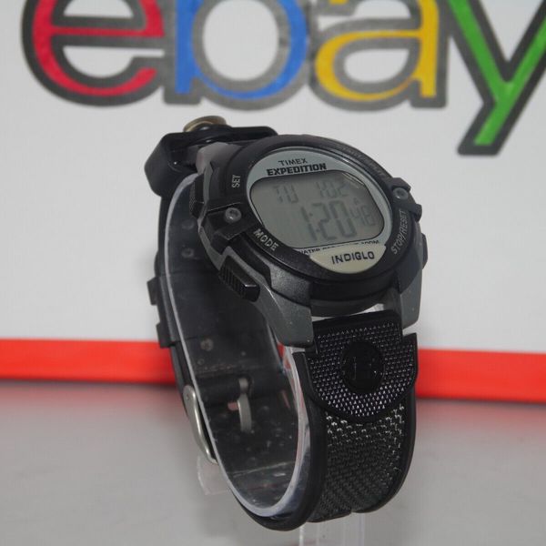Timex Expedition 334 Indiglo Digital Menâ s Nylon Band works w New ...