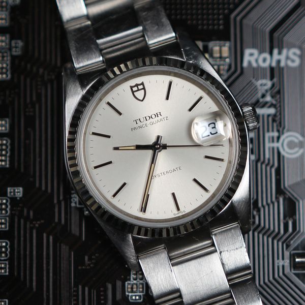 FSOT: Tudor Prince Quartz OysterDate (Ref. 84034) with box ...