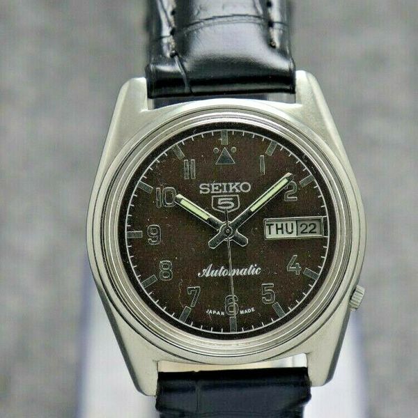 Vintage Seiko 5 Automatic Movement 6119 Japan Made Men's Watch ...