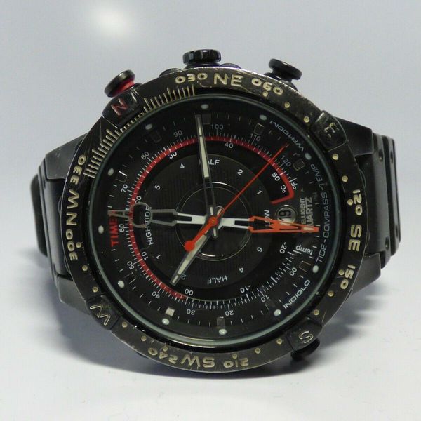 Non-Working Timex Intelligent Quartz Tide Temp Compass Watch T2N720 ...