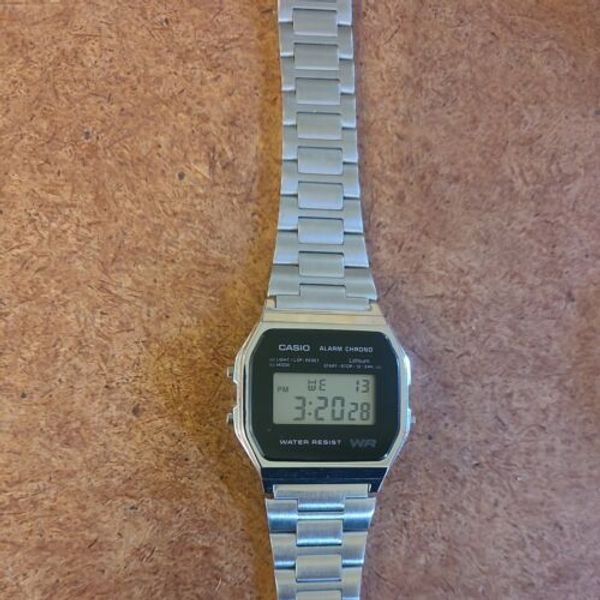 Casio Retro Digital Watch A158WE. in great working condition. no box ...