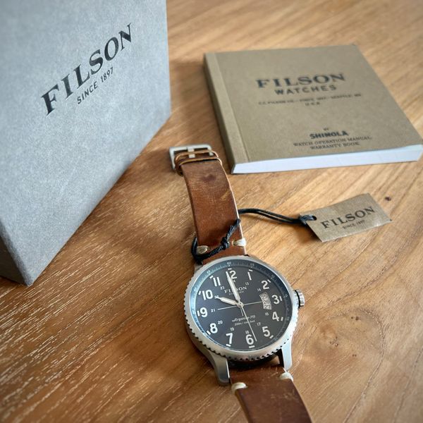 [WTS] PRICE REDUCTION - Filson x Shinola Mackinaw Field watch ...