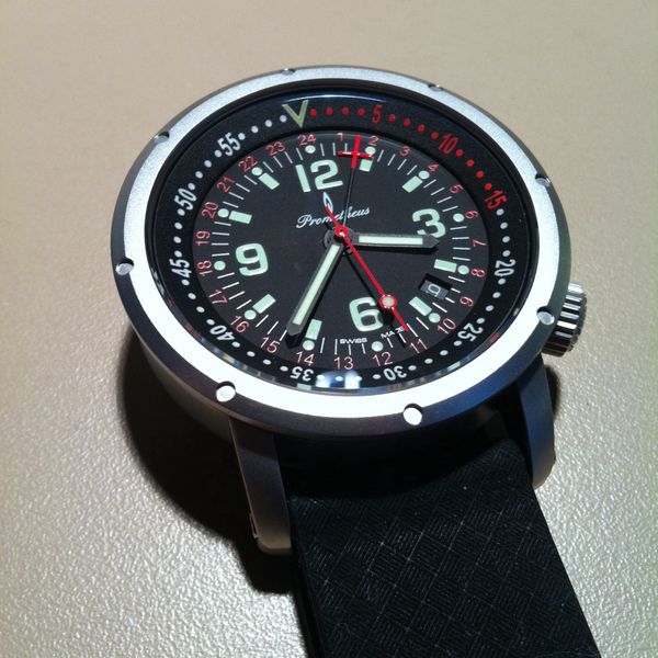 SOLD: Prometheus Ocean Diver GMT | WatchCharts Marketplace