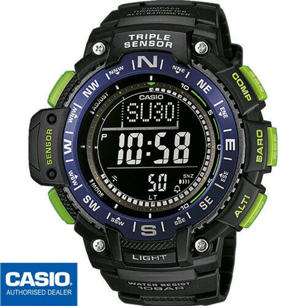 Casio triple sensor sgw-1000-2ber ⎪ Digital ⎪??? ⎪ altimetro ...