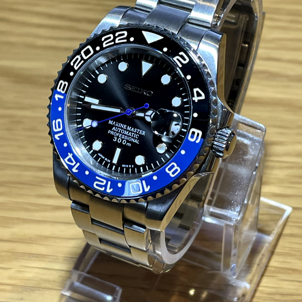 Seiko Batman GMT Master 2 Watch Mod | WatchCharts Marketplace