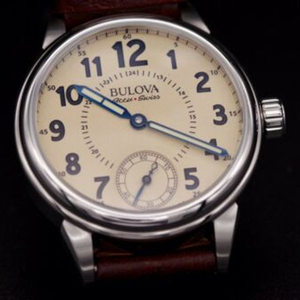 Bulova Accuswiss Gemini 63A121 Manual Wind Mechanical Watch ...