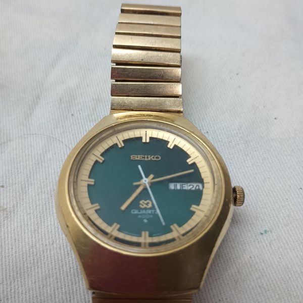 Vintage Seiko SQ 4004 Quartz S. Steel Watch, Men Day/Date,*Untested ...